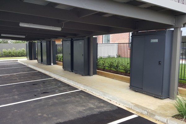 Dual Upright Storage Locker - Jaloc Storage Lockers